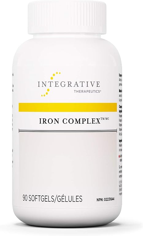 Integrative Therapeutics - Iron Complex - 50 mg of Iron - Heme and Non ...