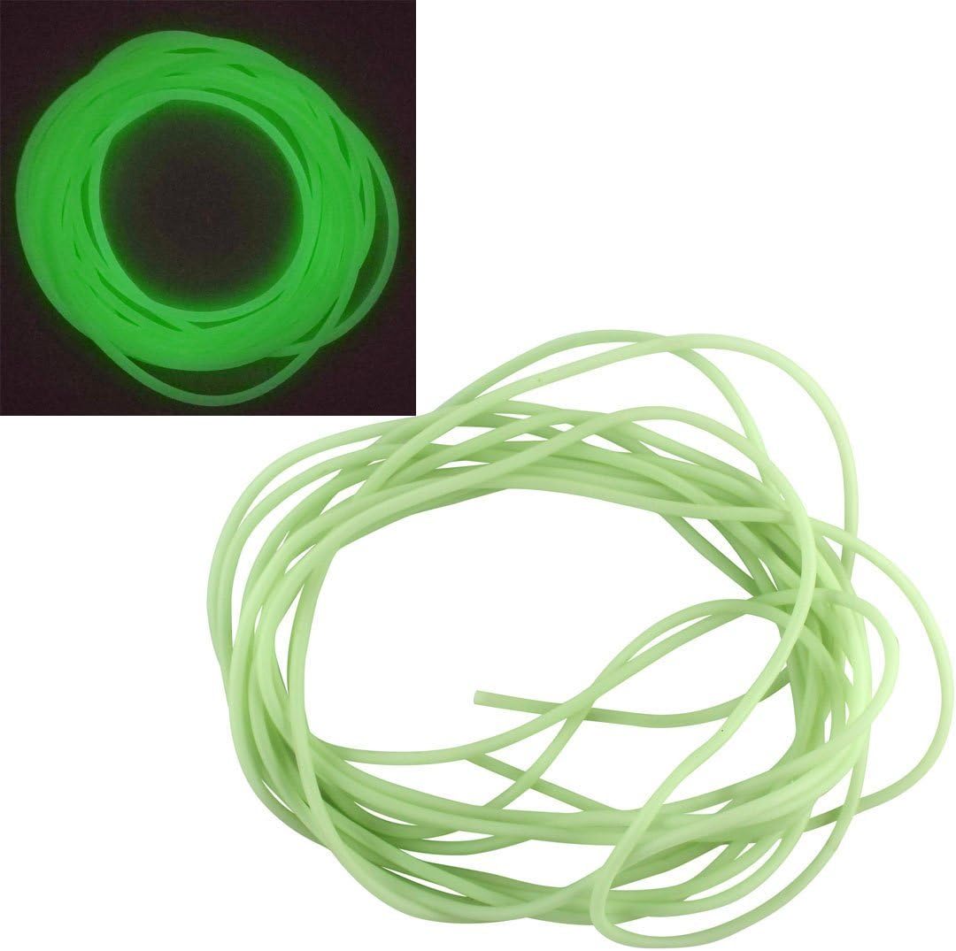 Green Luminous Tube for Marine Fishing 5M Longline Soft Rubber Fishing ...
