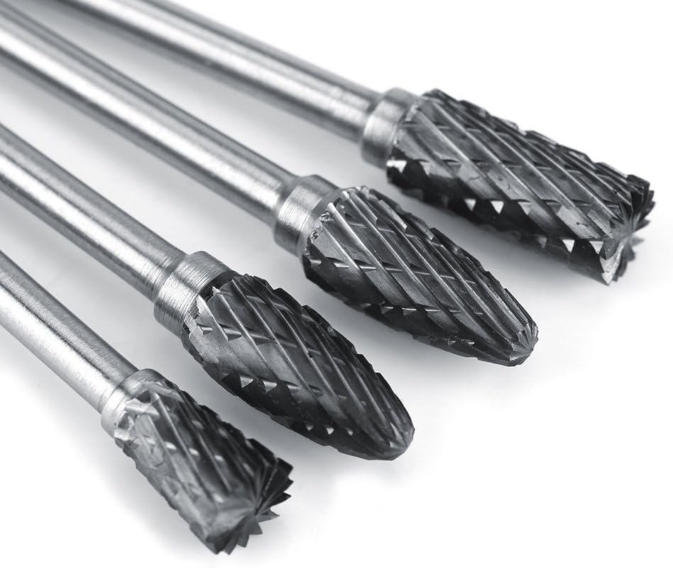 Jeu de Fraises en carbure fichiers rotatifs Acier au tungstène 10pcs ...