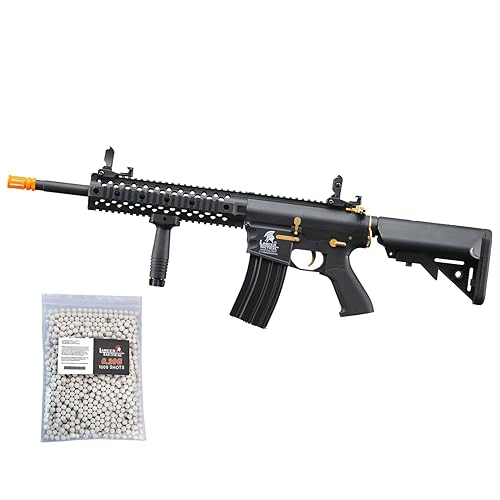 Lancer Tactical Gen 2 M4 New Evo Airsoft AEG Rifle with 0.20g 1000 ...