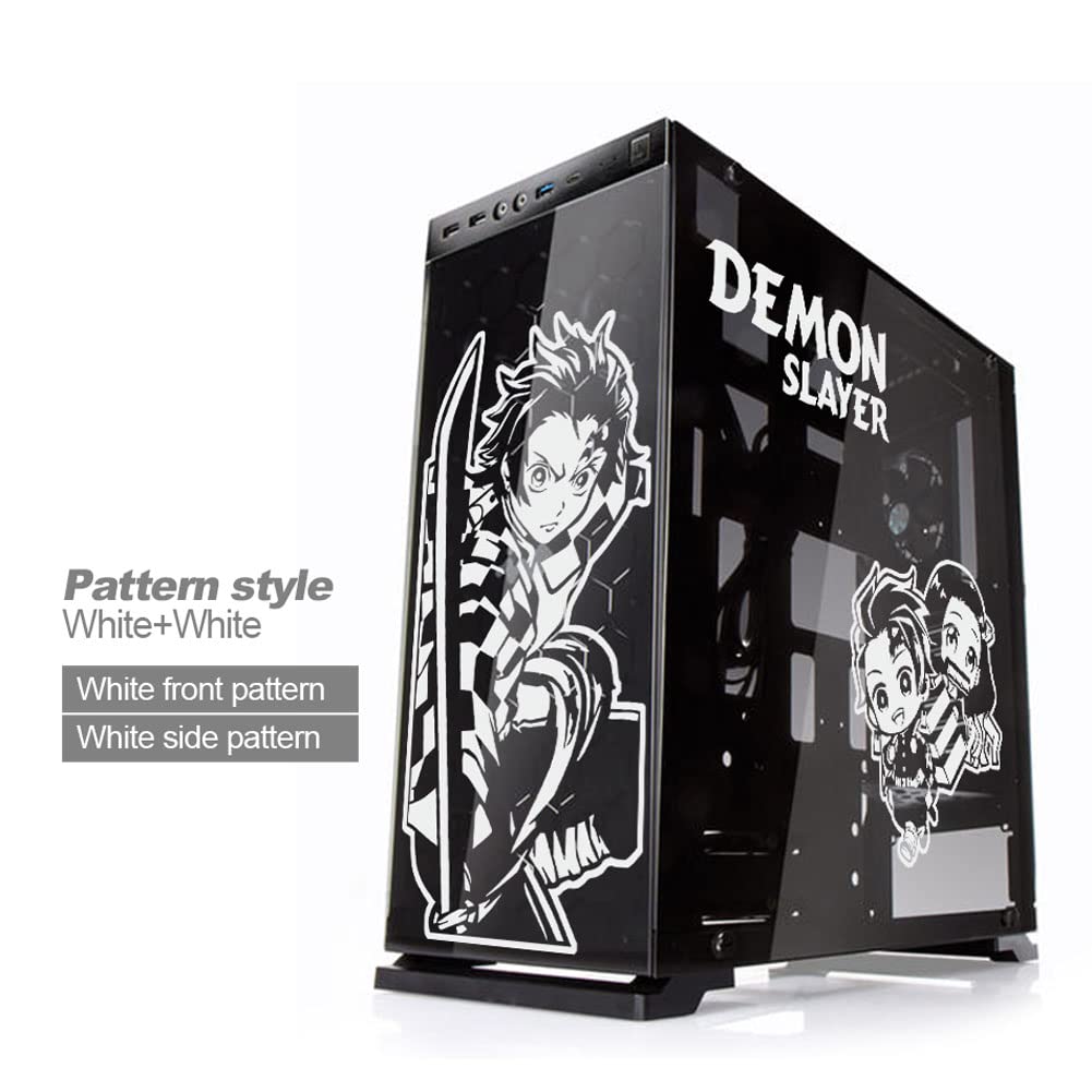 Mua Demon Slayer Anime Stickers for PC Case,Cartoon Decor Decal for ATX ...