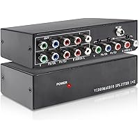 Amazon.com: BolAAzuL 2-Way Component Video Splitter 1 in 2 Out, 1x2 ...