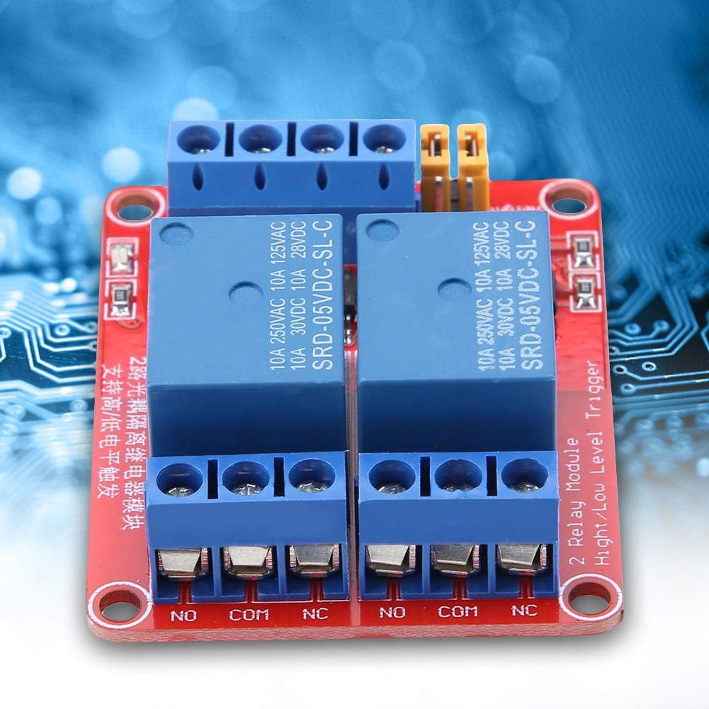 Relay Module, 2 Channel Relay Module Relay Board with Optocoupler Low ...