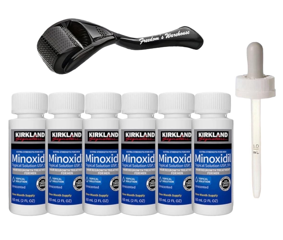Mua (6 Pack) Kirkland Minoxidil for Men Hair Regrowth Treatment, Liquid ...
