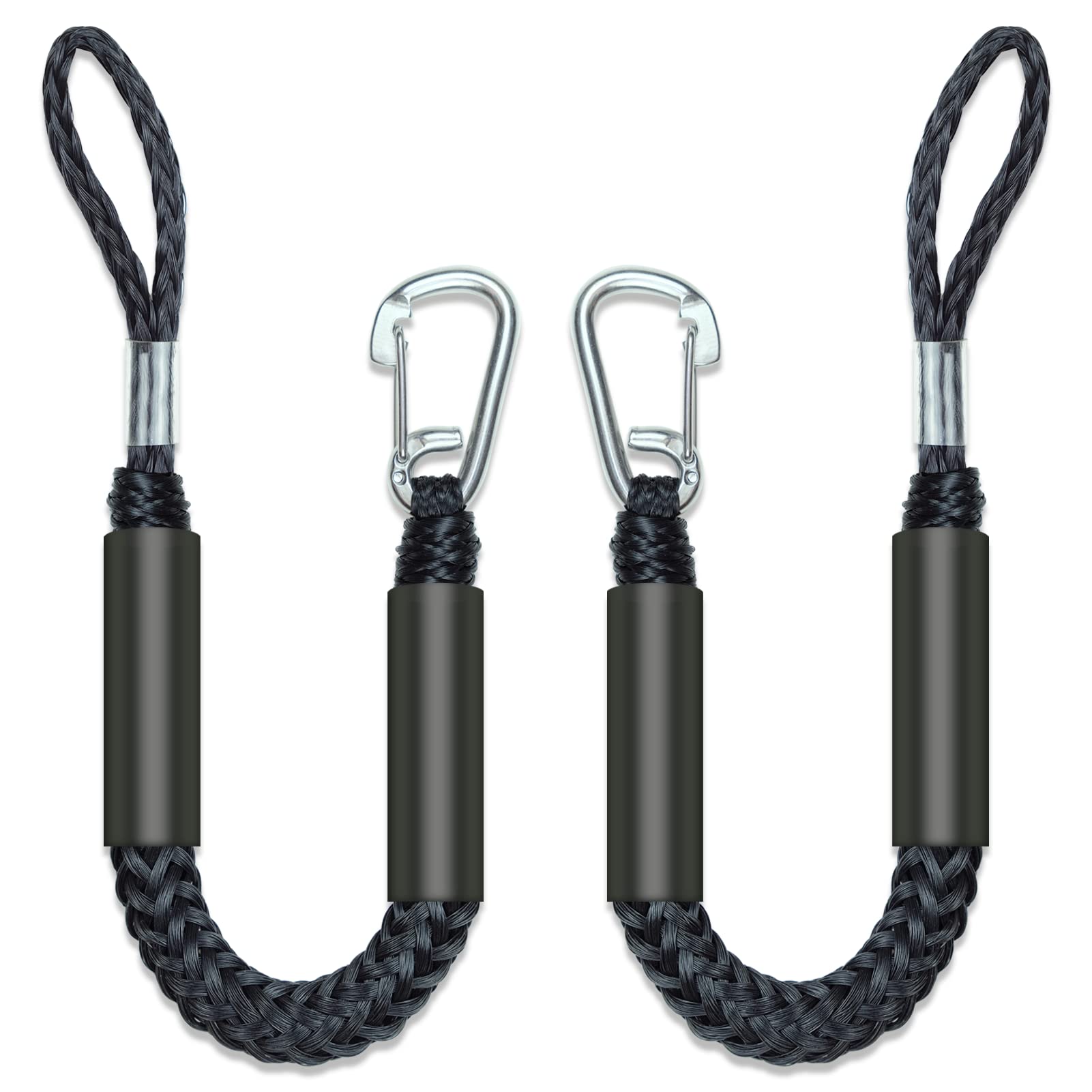 Mua 2PCS Fender Lines 2 Feet Premium Bungee Boat Lines with 316 ...