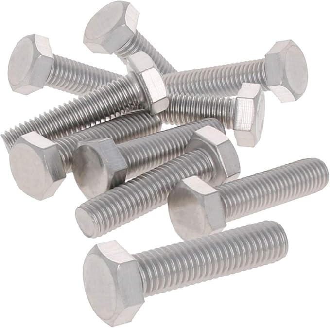 MroMax M10 Hex Bolt M10-1.5 x 40mm UNC Hex Head Screw Bolts 304 ...