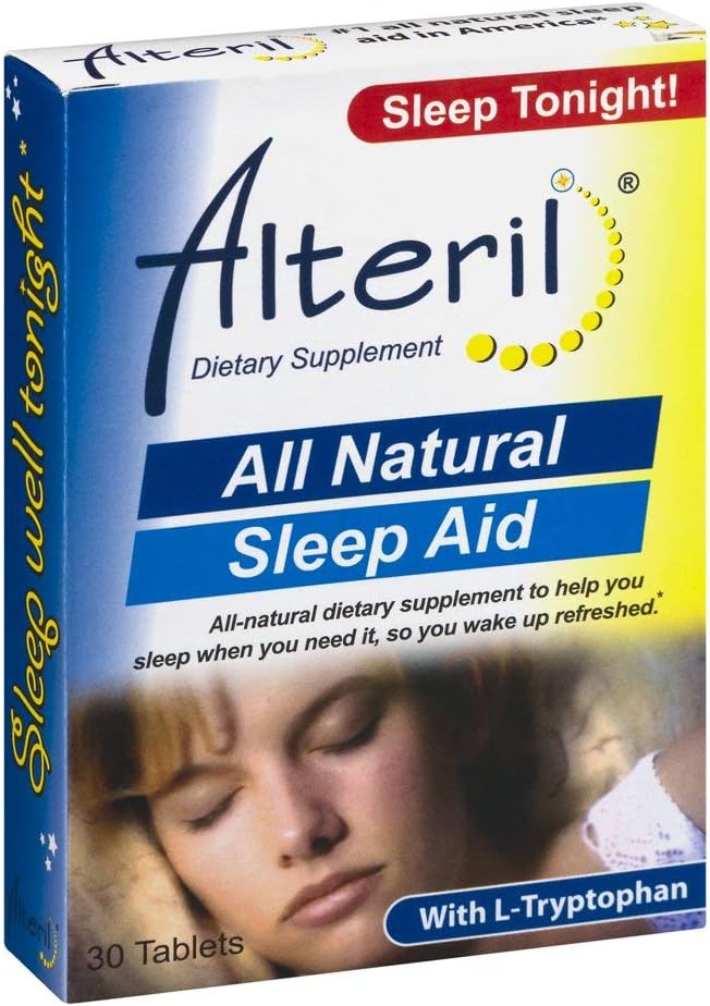 Amazon.com: Alteril All Natural Sleep Aid 30 Tablets ( Pack of 5 ...