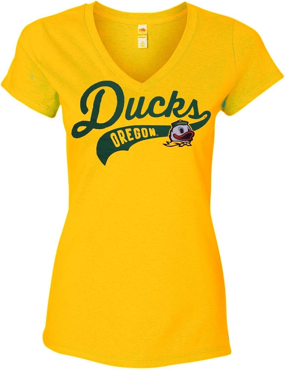 Amazon.com: University of Oregon Womens Away Game V-Neck T-Shirt: Clothing