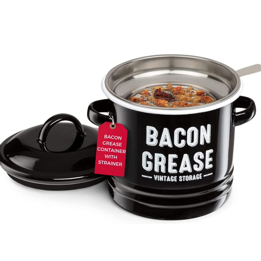 Mua Granrosi Bacon Grease Saver with Strainer - 36OZ Stainless Steel ...