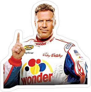 Amazon.com: MrMint Stickers Ricky Bobby Car Decals 3x4 Inch (3 Pcs/Pack ...