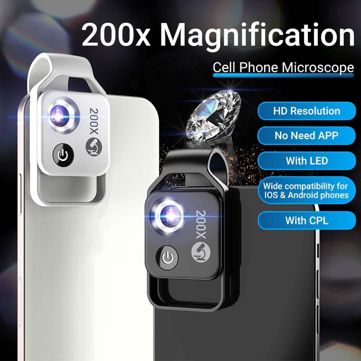 Mua Nanozoom 200x Magnification, Nanozoom Hi-Tech Clip-on Lens, 200x ...