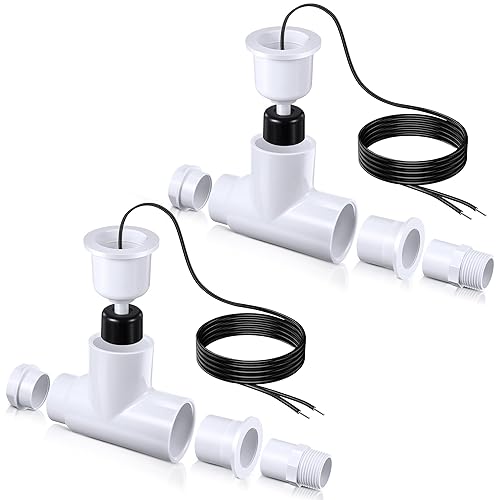 Gulfmew 2 Pack SS1 Condensate Overflow Switch, SS1 Float Switch T Shape ...