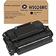 Amazon.com: W9024 W9024MC Black Toner Cartridges with Chip Compatible ...