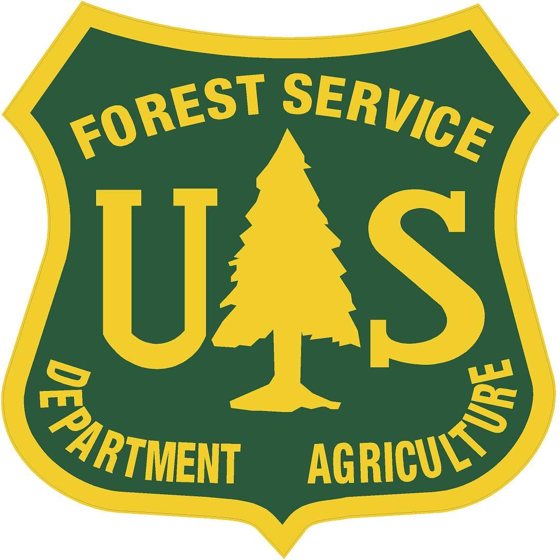 Amazon.com: Yellow Dog 6" Green US Forest Service Shield Sticker ...