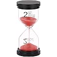 Amazon.com: SuLiao Hourglass 2 Minute Sand Timer: Red Sand Clock ...