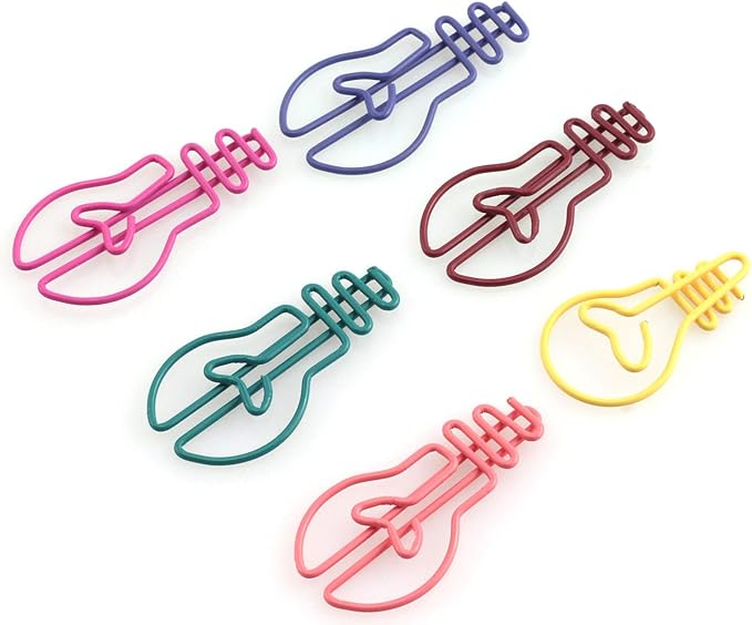 Amazon.com : RuiLing 60 Pack Cute Fun Paper Clips Creative Bulb Shape ...