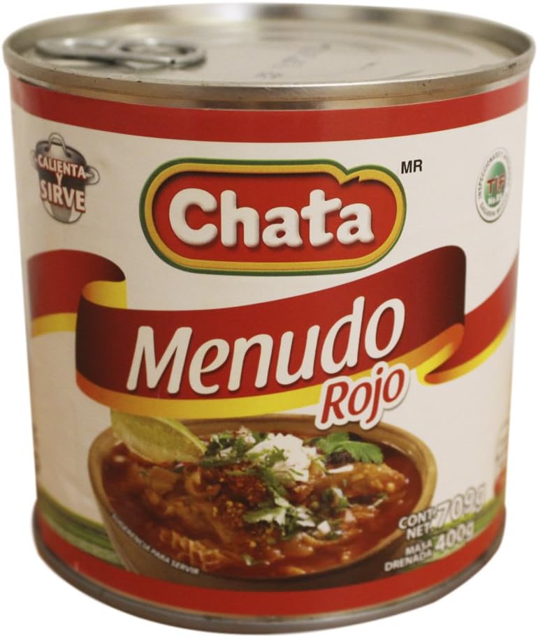 Productos Chata Menudo Rojo, 709 g: Amazon.com.mx: Alimentos y Bebidas