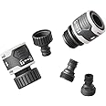 Amazon.com : Vego Garden Hose Fitting Quick Connector Set with Water ...