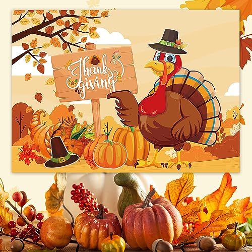 VOCOOL Thanksgiving Games for Kids Pin The Hat on The Turkey ...
