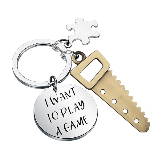CHOORO Horror Movie Keyring Horror Movie Keyring I Want To Play A Game ...