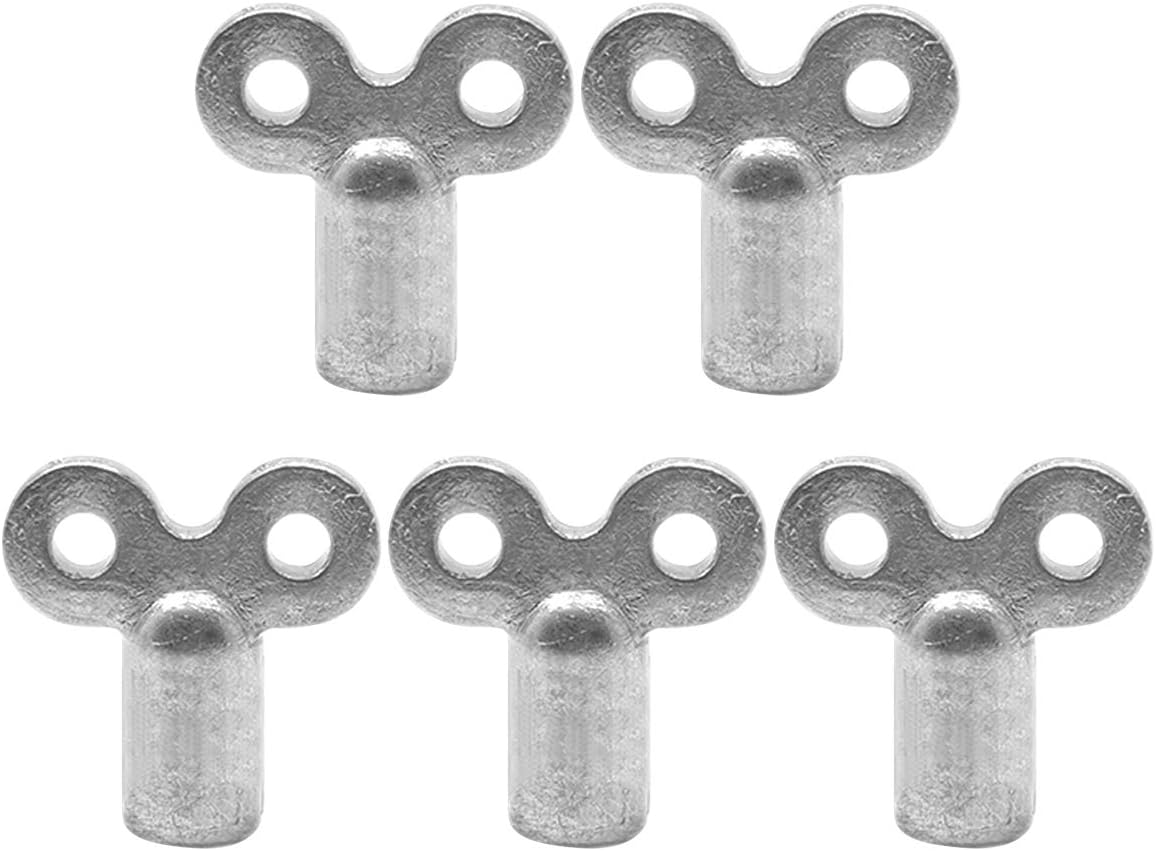 Radiator Bleed Keys, 5 Pack Solid Radiator Air Bleed Keys Square Valve ...