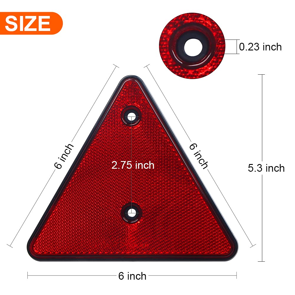 Mua Enjoyist 2-Pack Safety Reflector Warning Sign, Slow Moving Vehicle ...