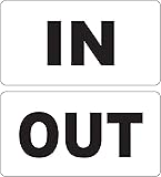 SMEDOR Acrylic IN/OUT Doctor Sliding Sign Board: Amazon.in: Office Products