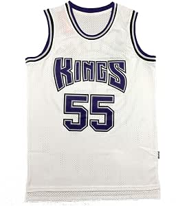 Kings Williams #55 Game Basketball Jersey, Retro Embroidered Basketball ...