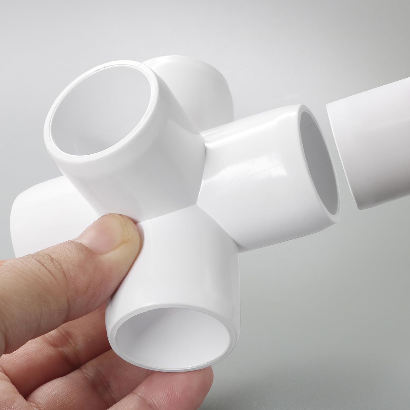 Mua 5 Way PVC Pipe Fittings 3/4 Inch, Zernmiarder White PVC Elbow ...