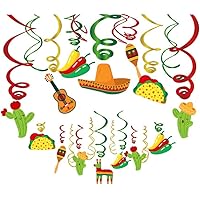 Amazon.com: 30Ct Mexican Hanging Swirl Decorations,Mexican Themed,Cinco ...