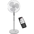 Amazon.com: Comfort Zone Oscillating Pedestal Fan with Remote Control ...