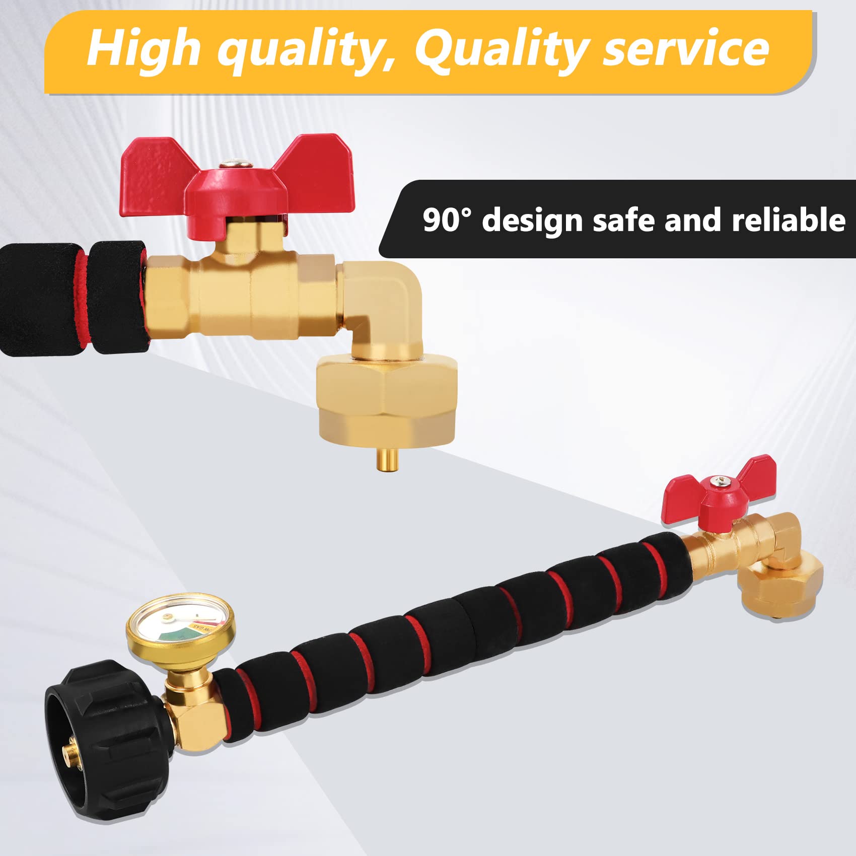 Mua Updated Propane Fitting Refill Adapter Valve for 1LB Gas Bottle ...