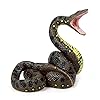 Hosfairy Realistic Open Mouth Snake Model Scary Big Python Model for ...