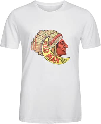 Amazon.com: MEGANHO Custom Redman Tobacco Can Logo Man T-shirt Cotton O ...