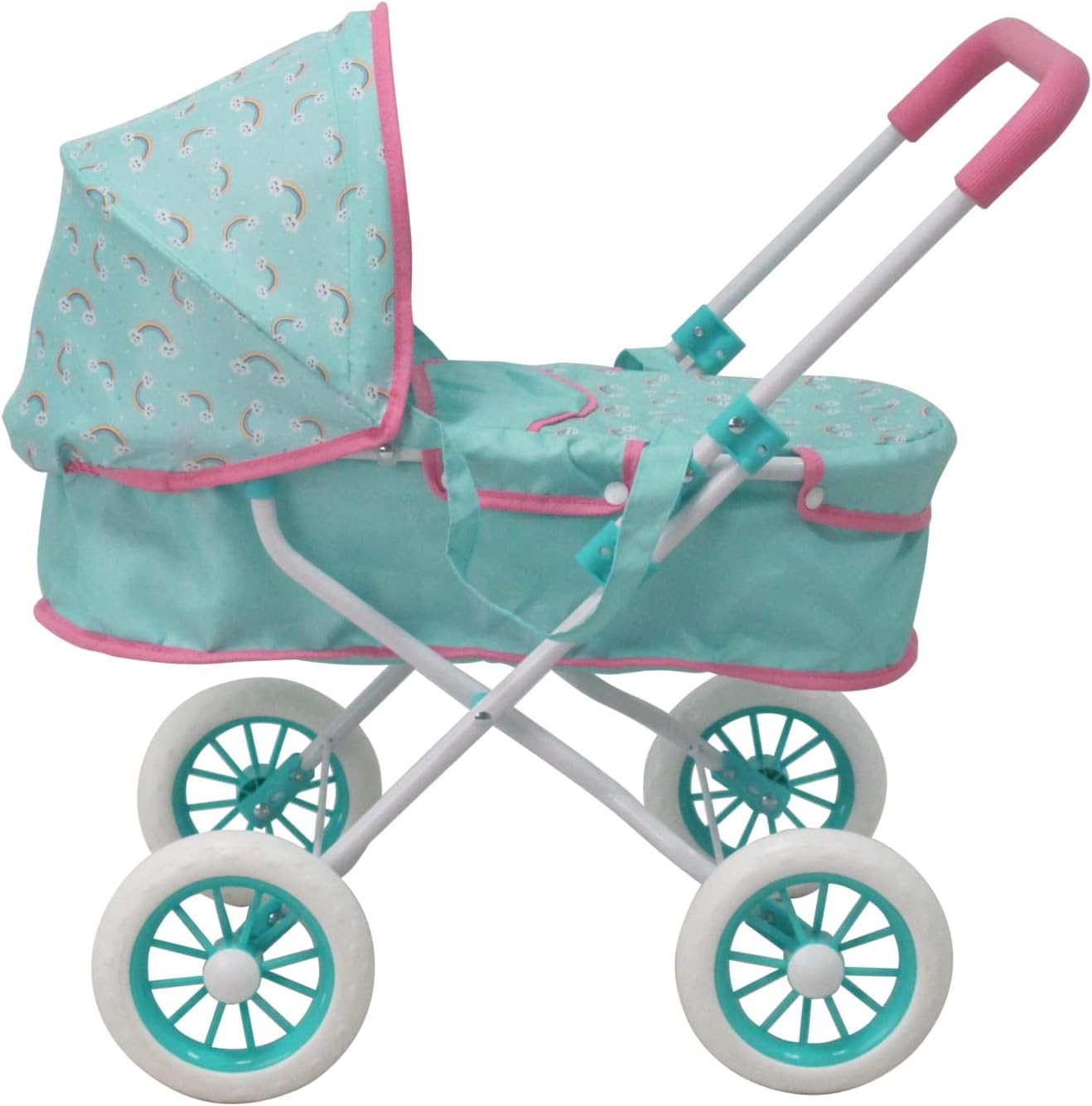 KOOKAMUNGA KIDS Rainbow 2 in 1 Doll Pram – BigaMart