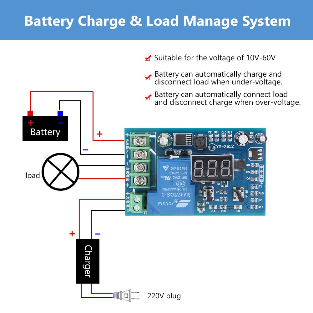 Battery Low Voltage Disconnect Module,Battery Low Voltage Cut off with ...