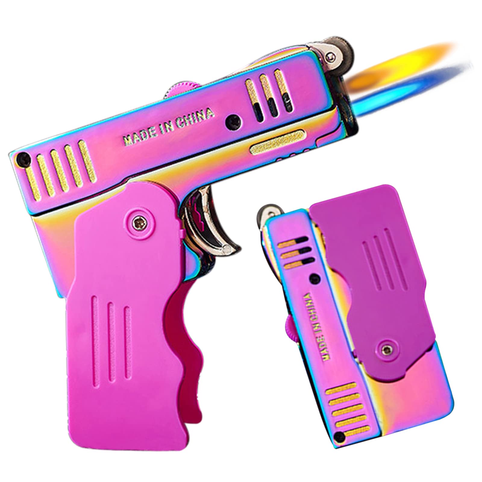 Torch Lighter, Switchable Jet Flame Lighter Butane Refillable with ...