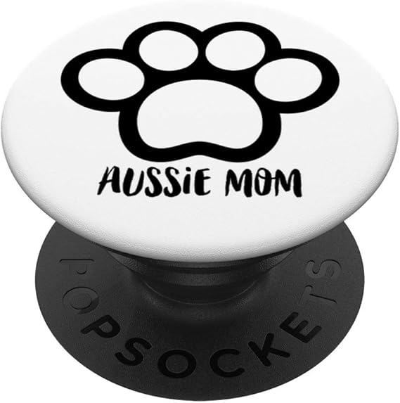 Amazon.com: Australian Shepherd Dog Mom - Toy Mini Paw Print PopSockets ...