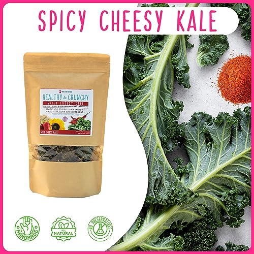 Handcrafted Spicy Kale Snacks - Dehydrated Kale Chips with a Fiery ...