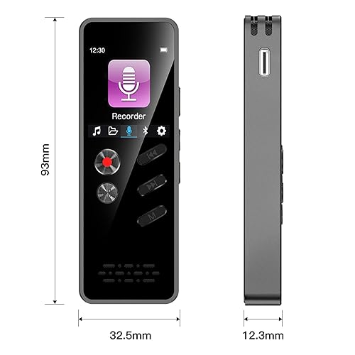 Aimoonsa Music Player MP3 Player With Bluetooth 5.3, Portable HiFi