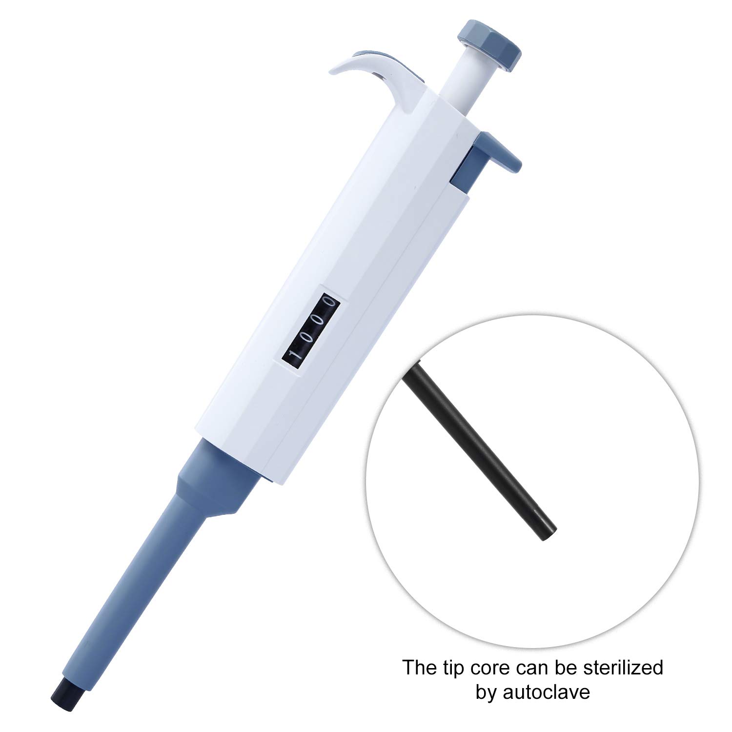 Micropipette Pipettor 20-200ul Single-Channel Adjustable Variable ...