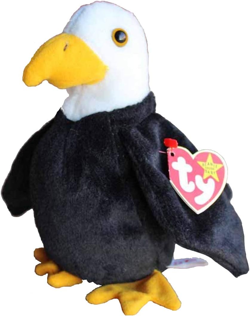 Baldy the Eagle - TY Beanie Baby by Ty: Amazon.co.uk: Toys & Games