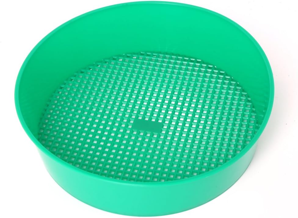 Amazon.com : Simdoc Stackable Sifting Pan Plastic Garden Sieve Riddle ...