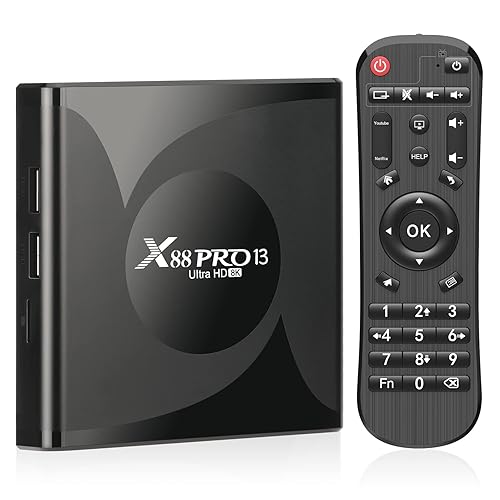 Android TV Box 13.0, TV Box 4GB RAM 64GB ROM, RK3528 Quad-Core Android ...