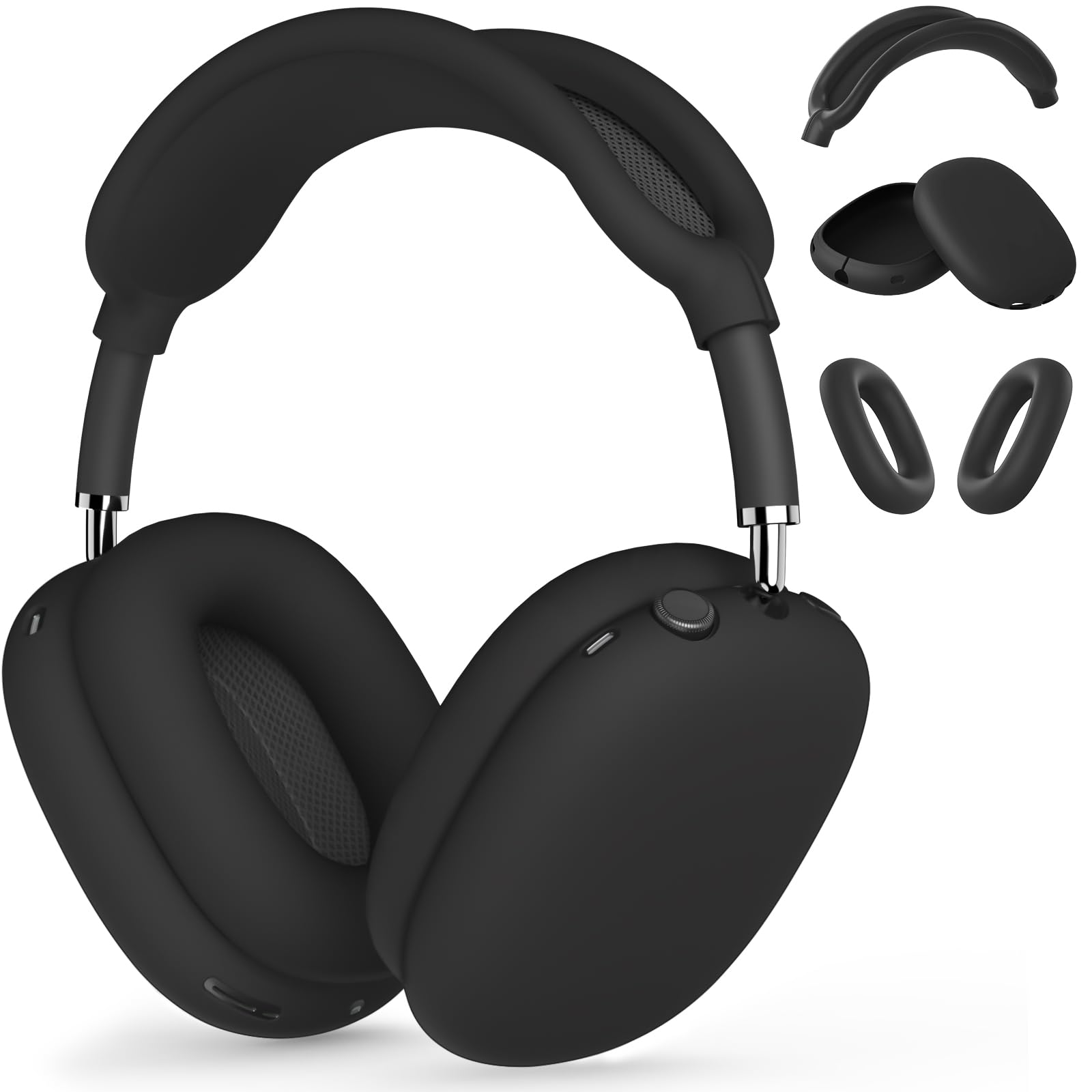 Silicone Case Cover for AirPods Max, Ear Pad Case Cover/Ear Cups Cover ...