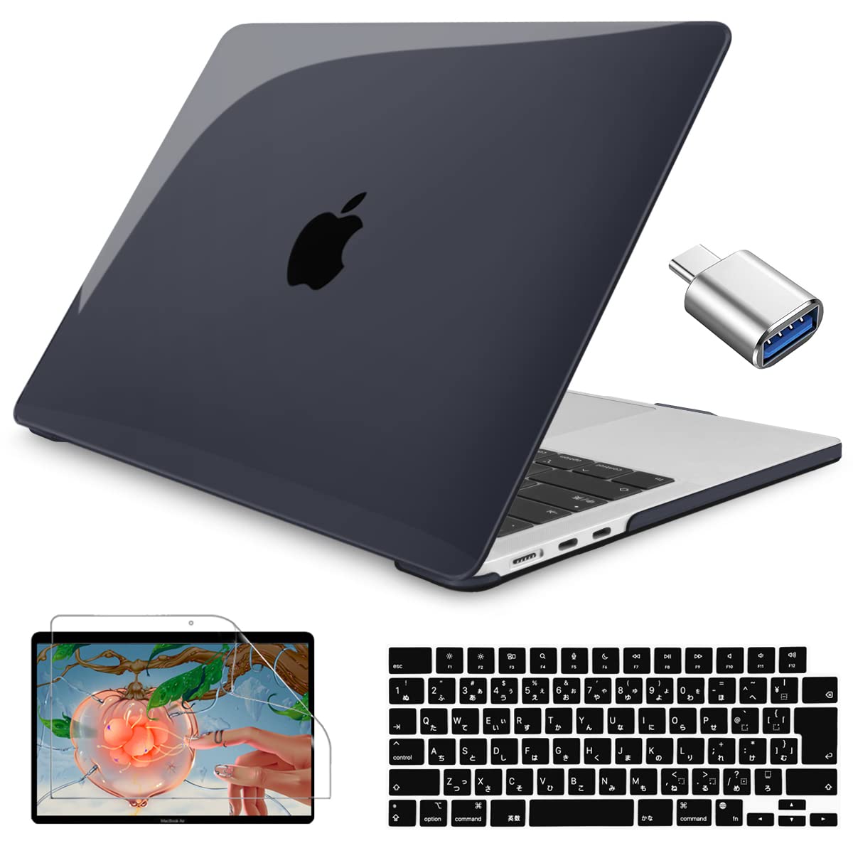 Mua Conbovo MacBook Air M2 M3 Case 2022 2024 Japanese Layout Keyboard ...