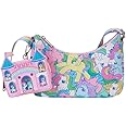 Amazon.com: Loungefly MLP All Over Print Crossbody with Coin Bag ...