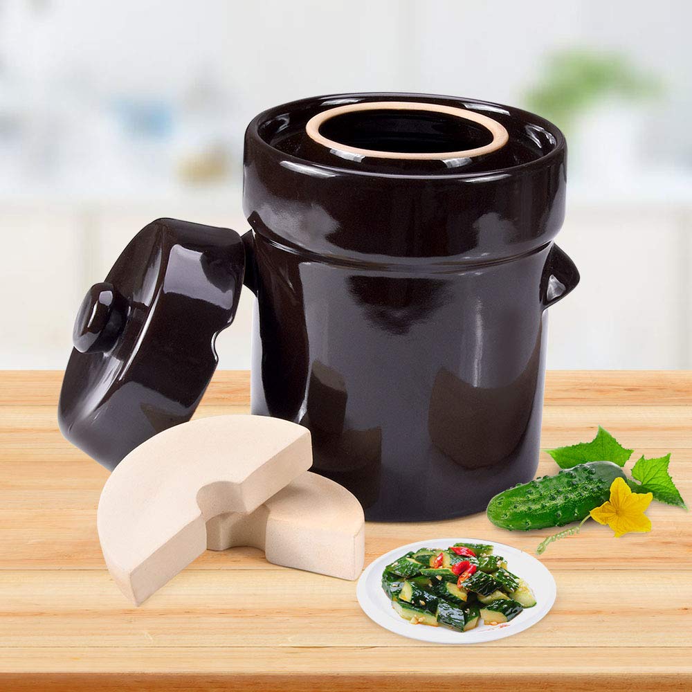 Mua Seeutek Fermentation Crock Jar 10 Liter / 2.6 Gallon - Stoneware ...