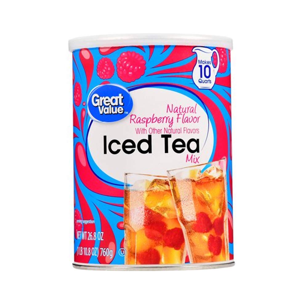 Amazon.com : Great Value: Raspberry Iced Tea Mix, 28.3 oz : Grocery ...