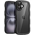 Amazon.com: JETech Wavy Case for iPhone 16 6.1-Inch, Cute Wave Frame ...